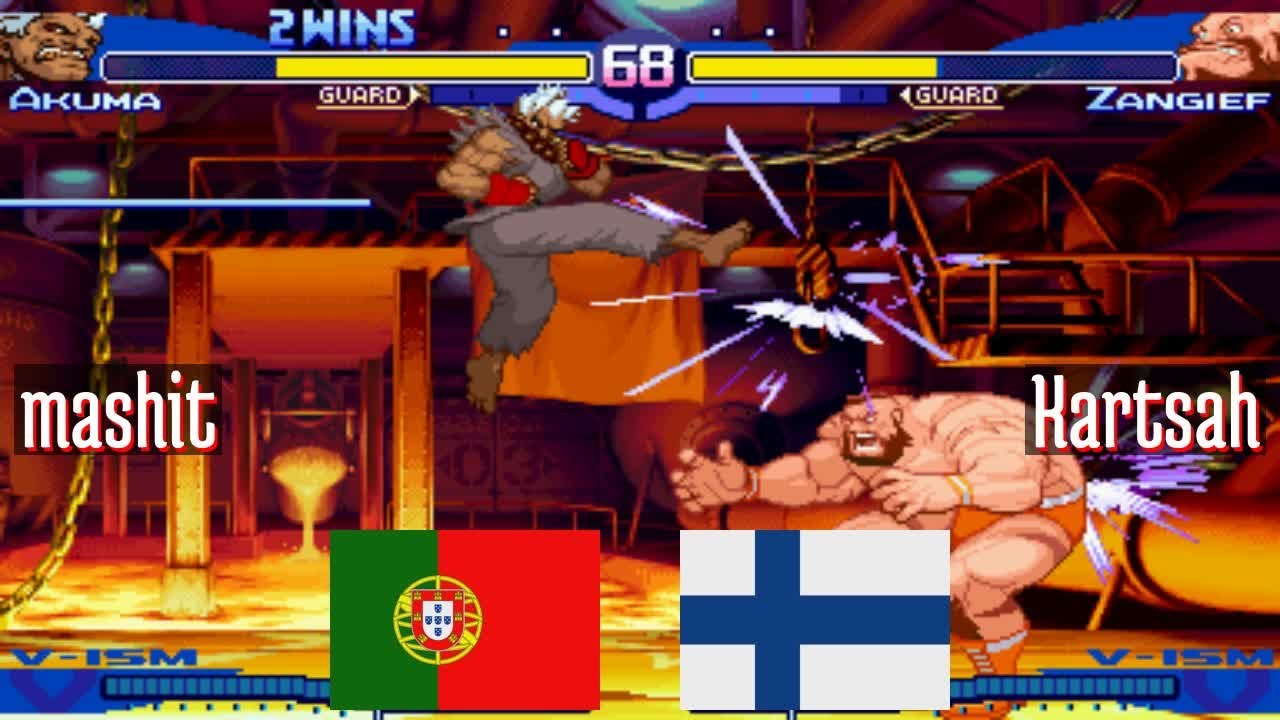 FT5 @sfa3: mashit (PT) vs Kartsah (FI) [Street Fighter Alpha 3 ...