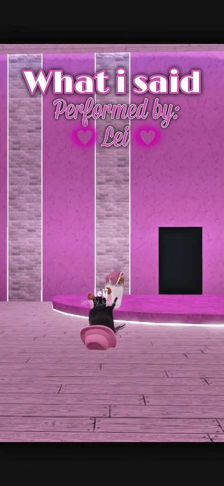 What I said 🤍 solo on ORA Roblox || performed by lei || #roblox #ora # ...