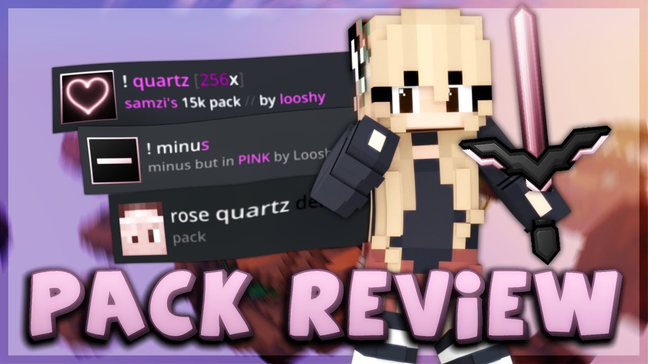 my fans give me pink packs | pack review in solo bedwars commentary ...
