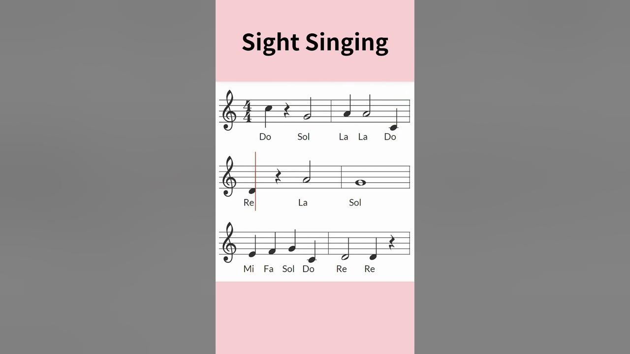 Sight-reading exercise In C Major - YouTube