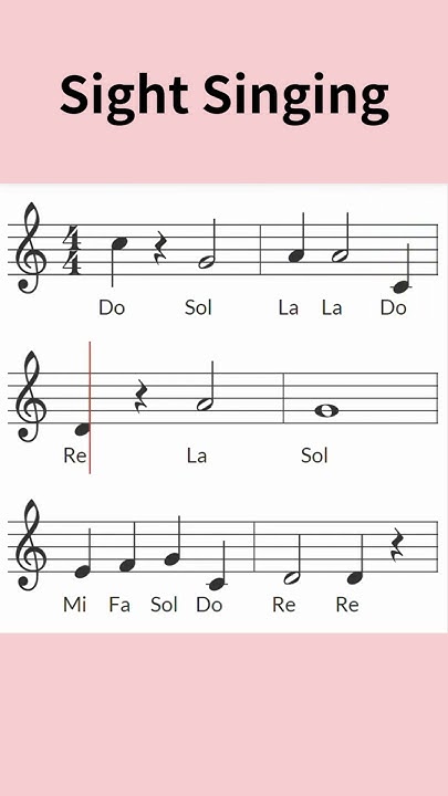 Sight-reading exercise In C Major - YouTube