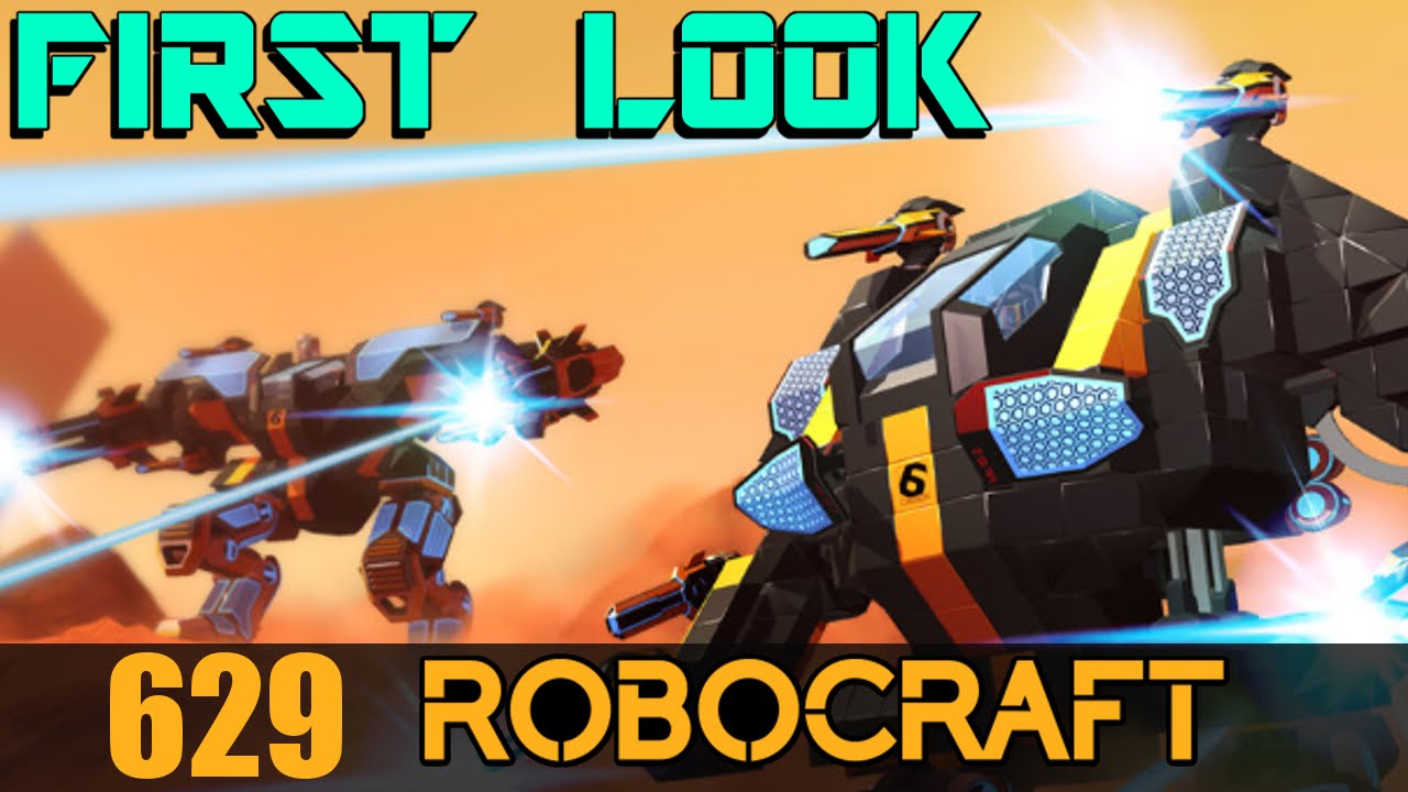 MECH LEGS! FIRST LOOK Robocraft - YouTube