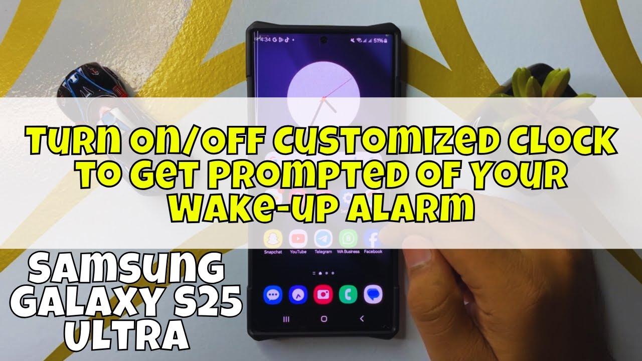 How to Turn On/Off Customized Clock to Get Prompted of Your Wake-up ...