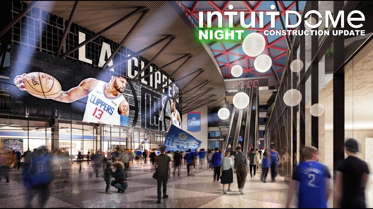 LA Clippers $2 Billion Intuit Dome Construction Update Inglewood 3.10. ...