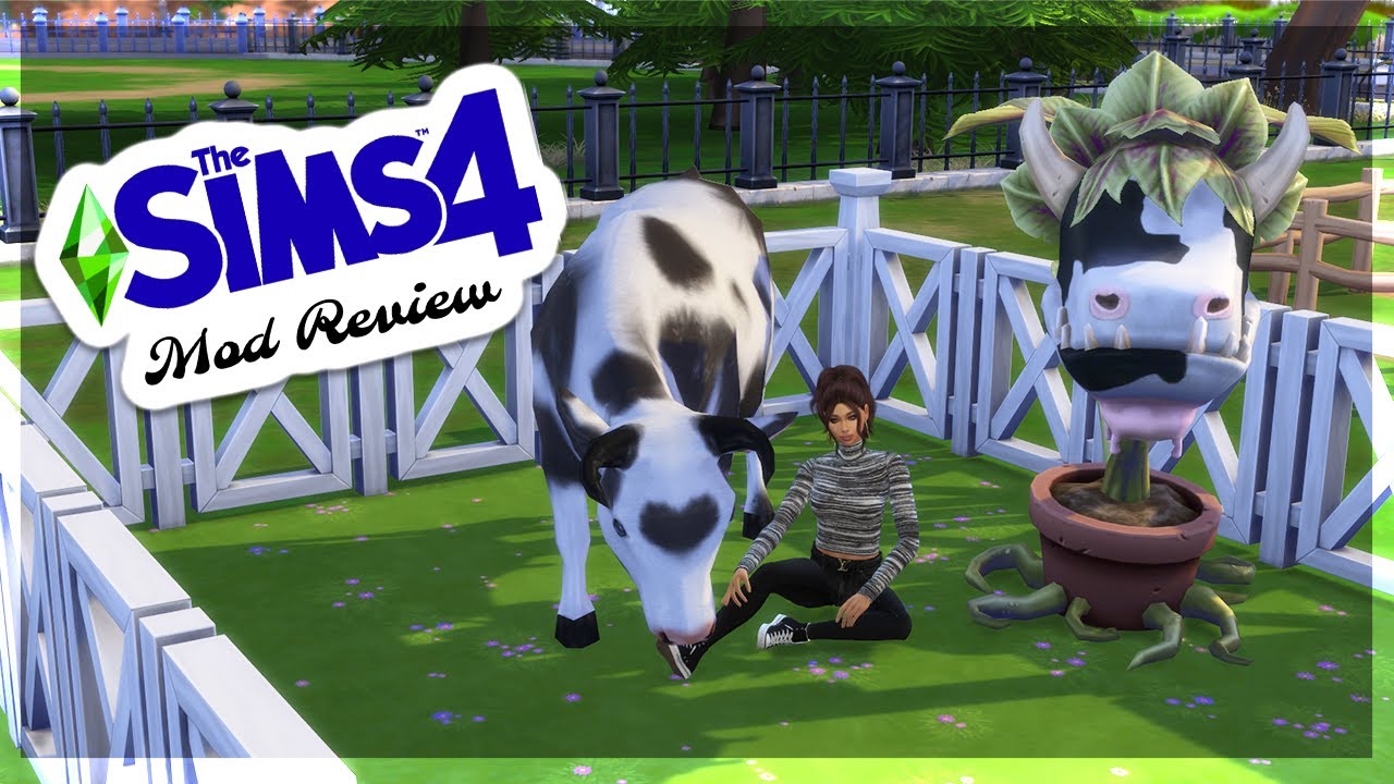 COWS IN THE SIMS? // THE SIMS 4 | Mod Review #1 - YouTube