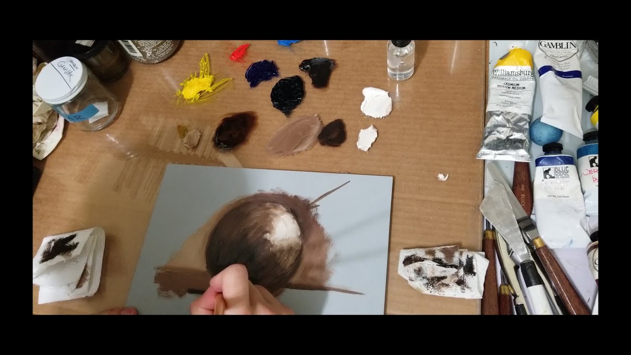 Oil Painting For Beginners - How To Start Your First Painting - YouTube