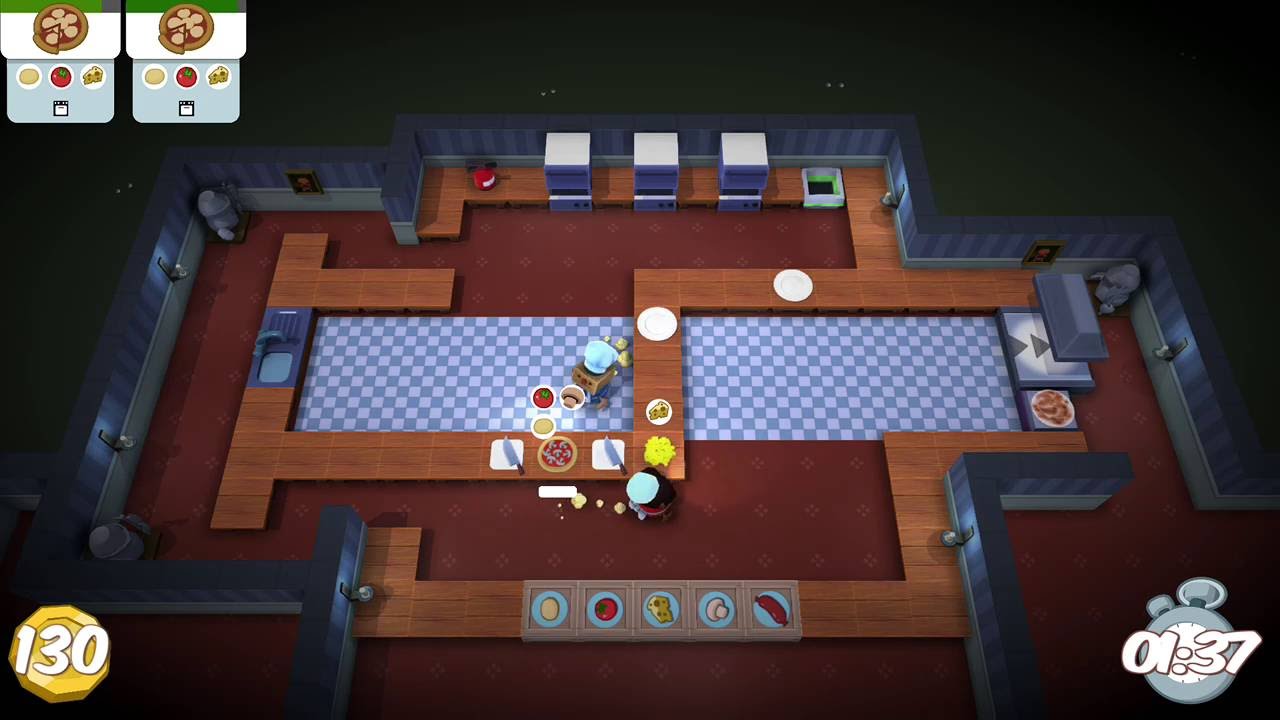 Overcooked Level 4-1 2 Player Co-op 3 Stars - YouTube