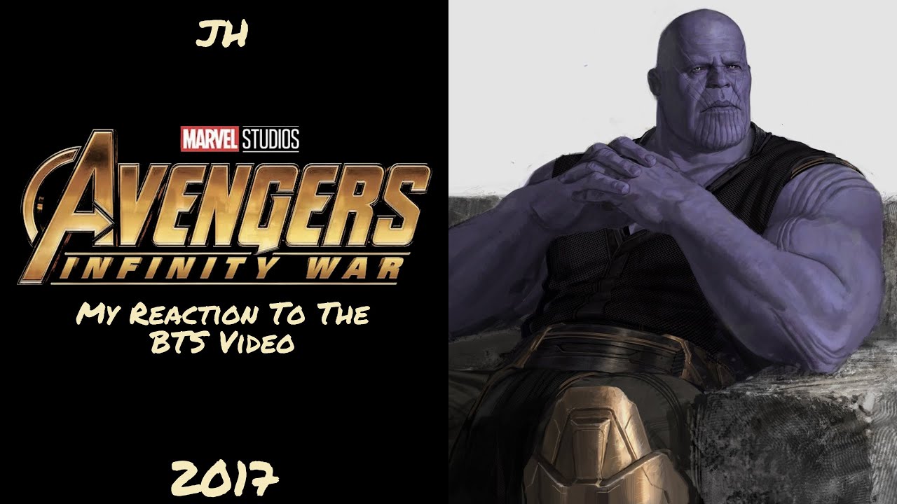 Marvel's Avengers Infinity War BTS Reaction - YouTube