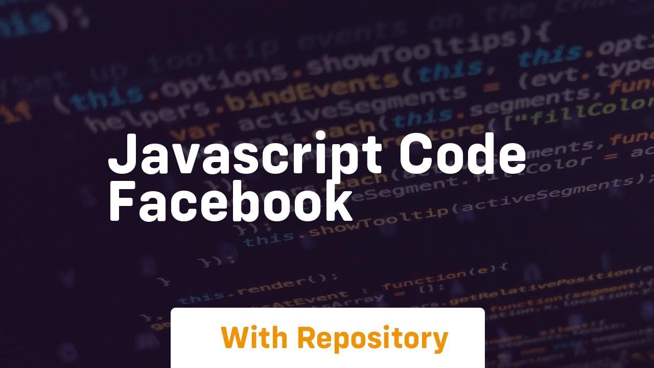 javascript code facebook - YouTube