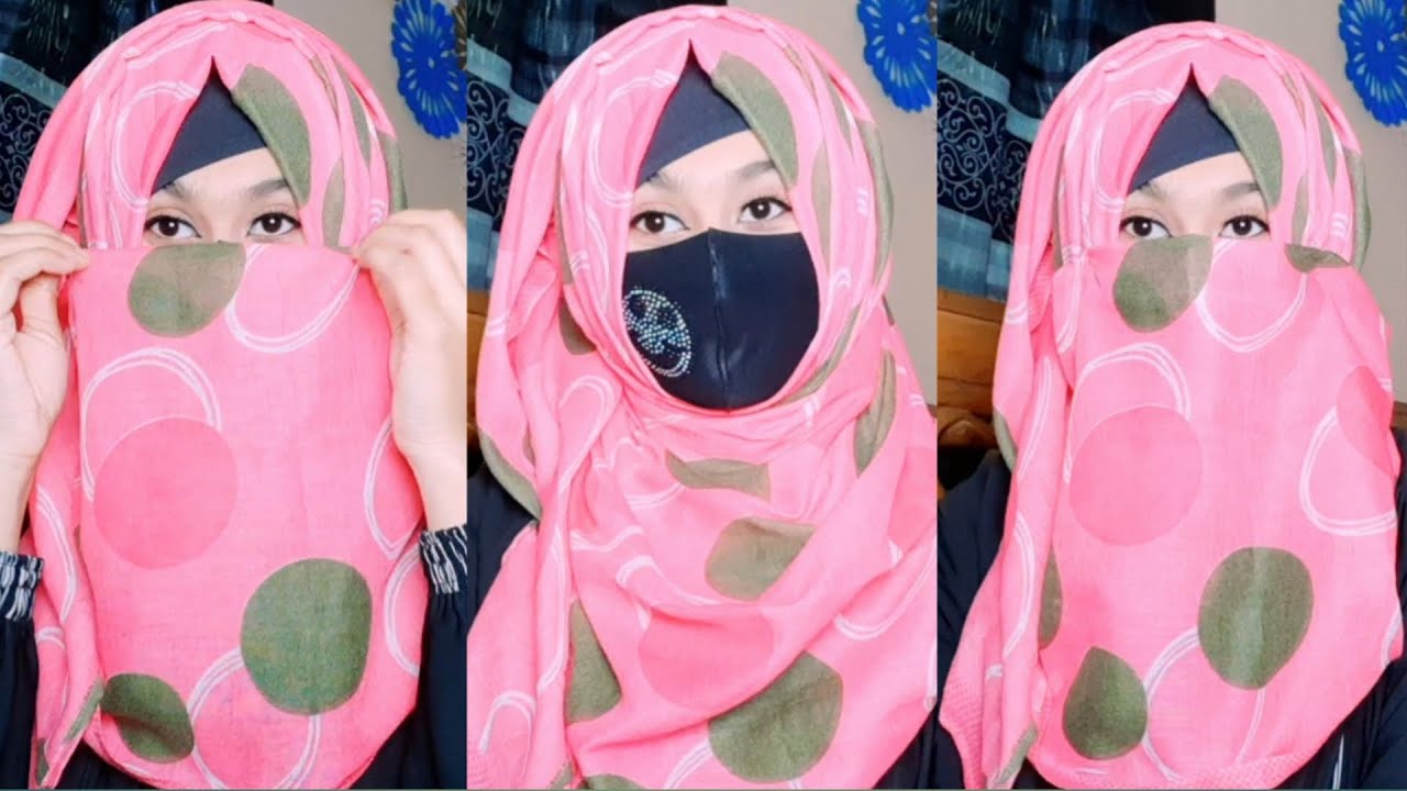 Easy Hijab & Niqab Tutorial ️🥰 Daily Hijab / Regular Hijab Tutorial ...
