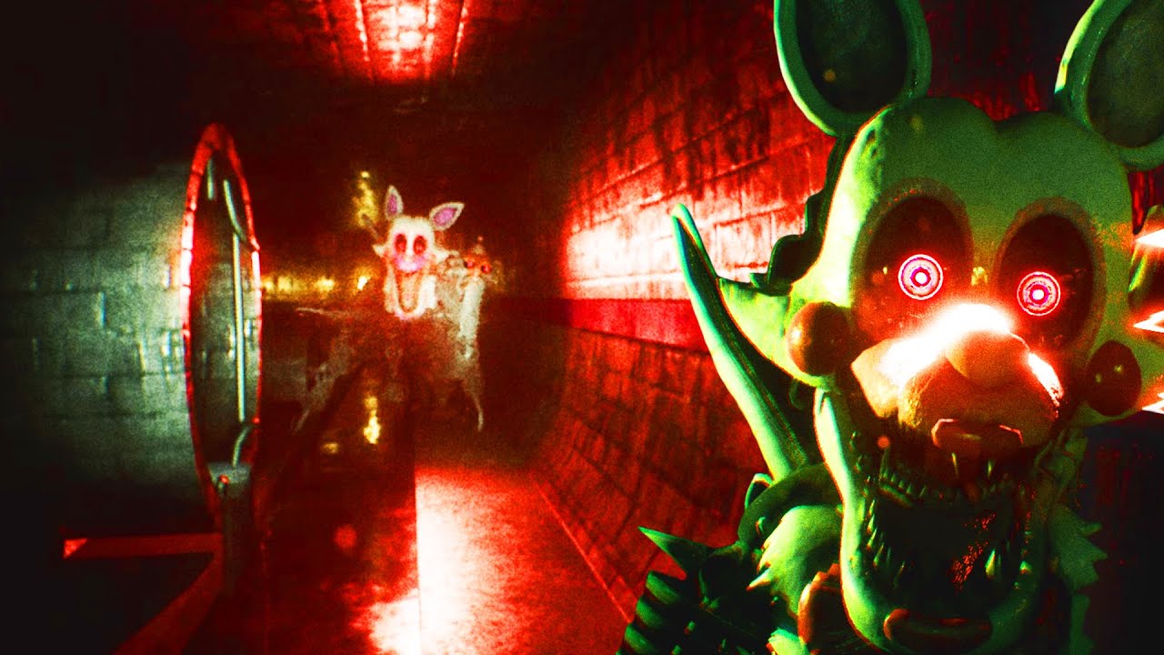 В МРЪСНИТЕ КАНАЛИ НА FNAF С MANGLE - YouTube
