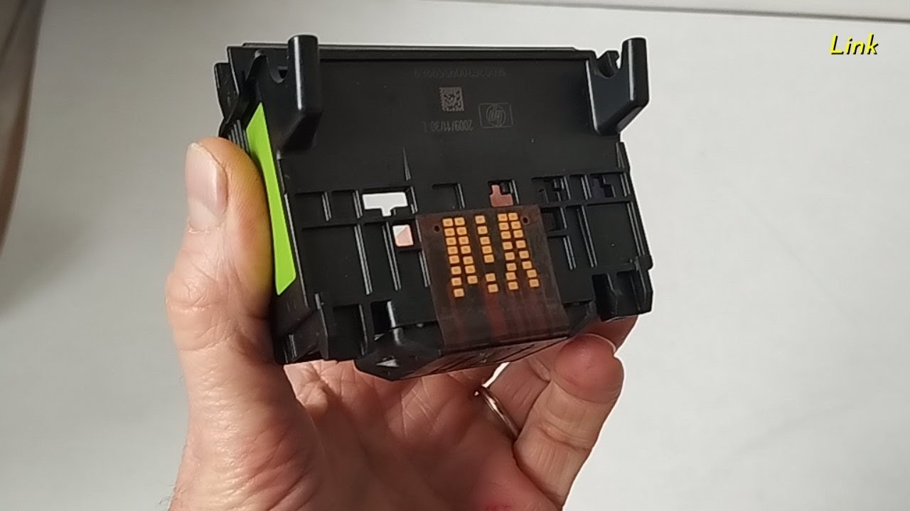 HP Photosmart B109 7520 - 3 methods to Clean the Printhead - YouTube