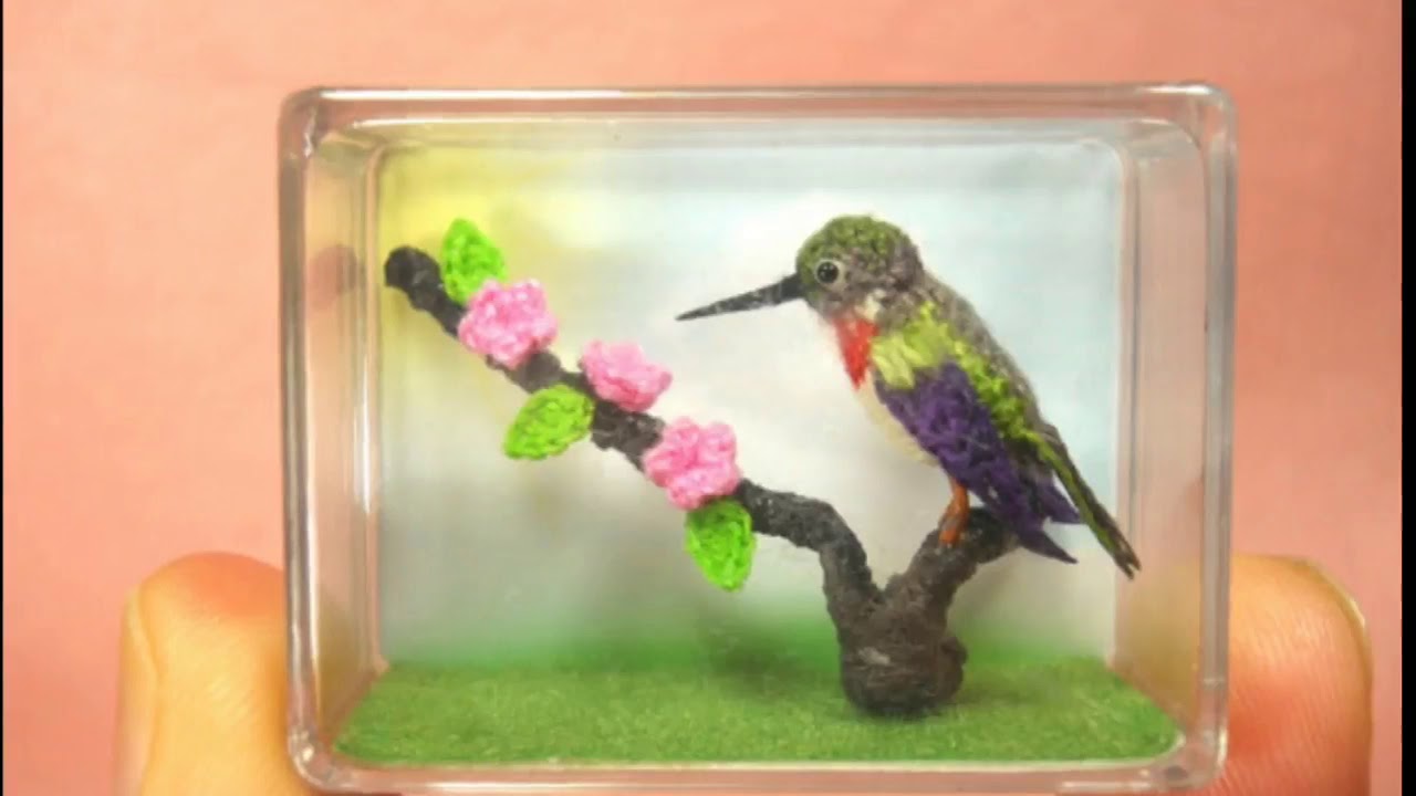 Colibri amigurumi tejido a crochet hummingbird amigurumi - YouTube
