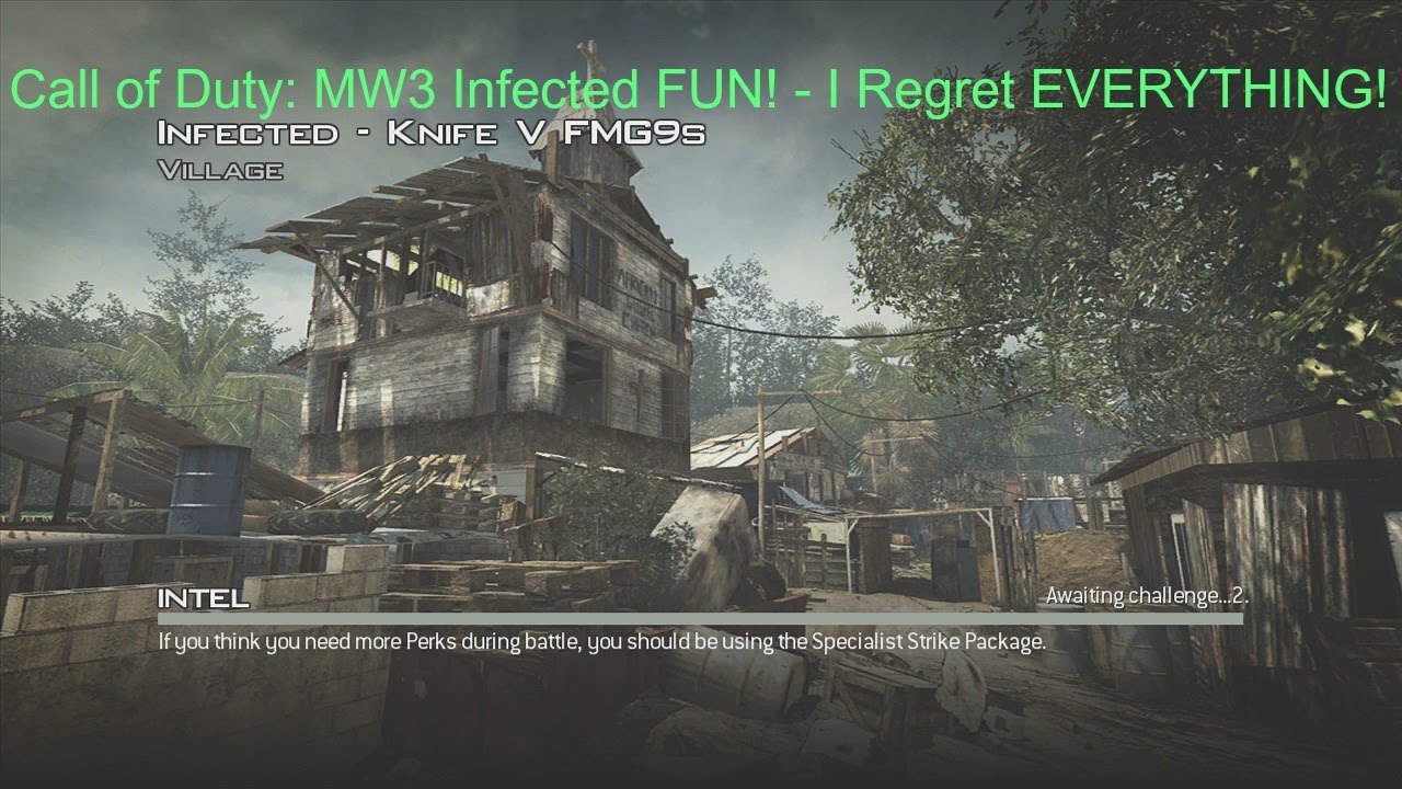 I Regret Everything!!! - Call Of Duty MW3 Infected Gameplay - w ...
