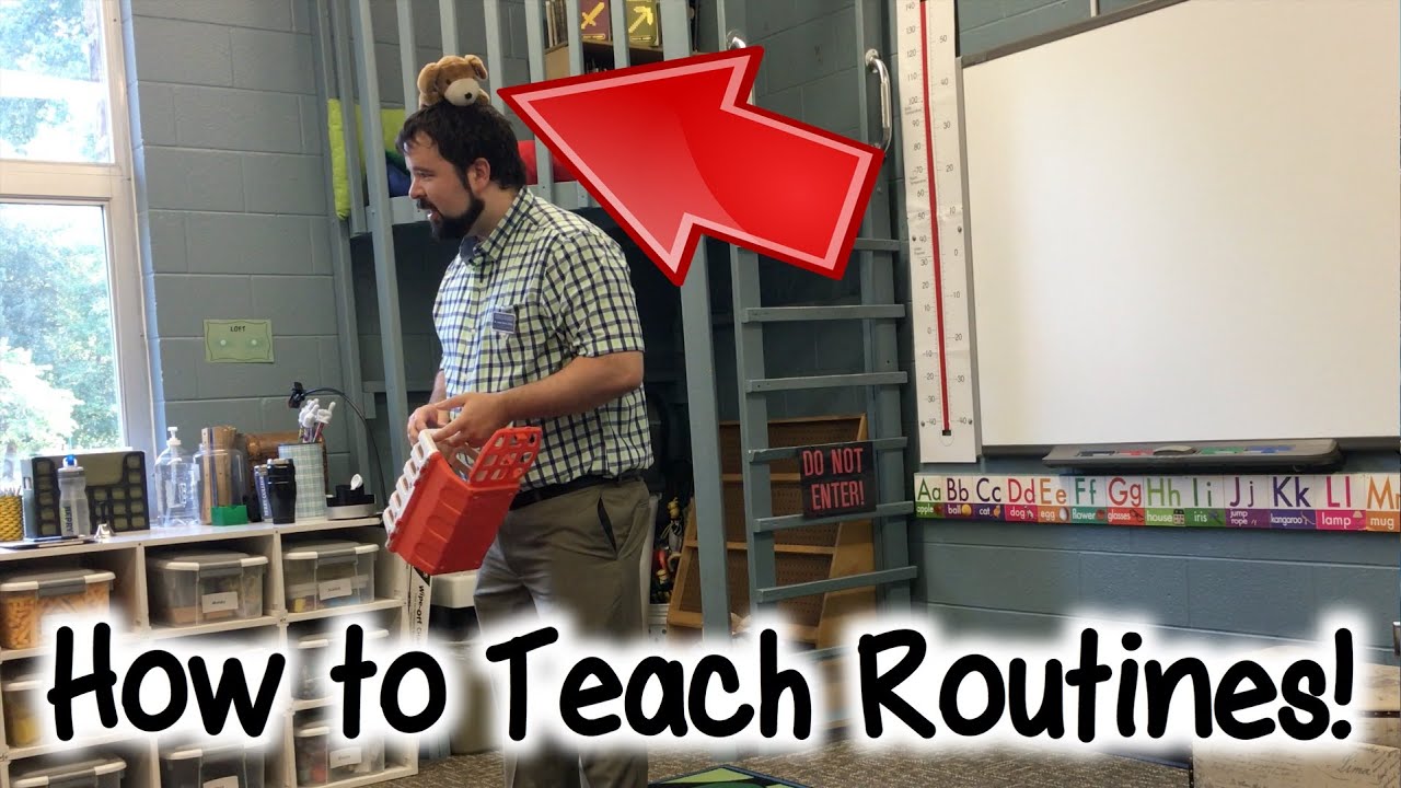 First Day of School - How to Teach Routines! - YouTube