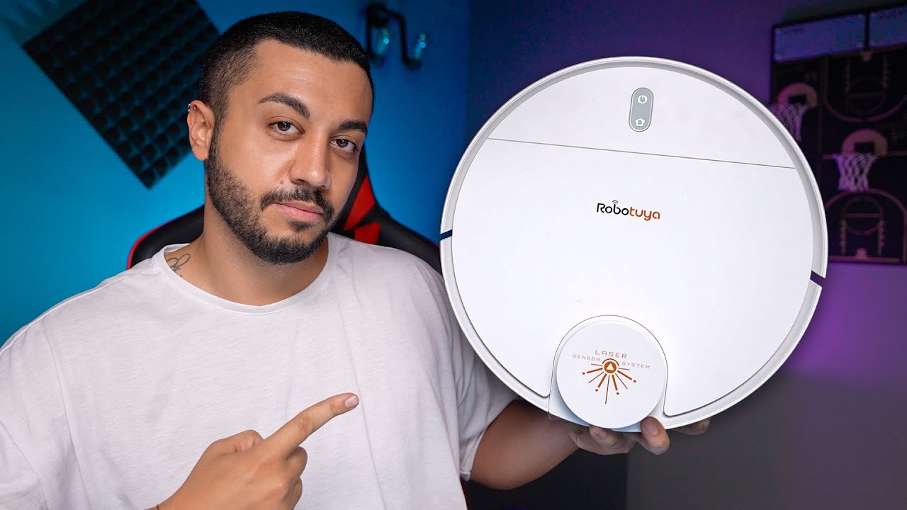 TÜRKÇE KONUŞAN ROBOTA OFİSİ TEMİZLETTİM - Robotuya RoboLaser Robot ...