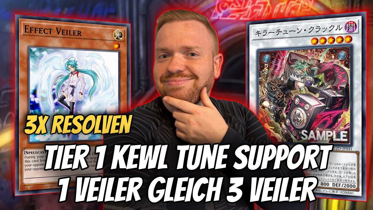 Yu-Gi-Oh! Kewl Tune Tier 1 Support Search Veiler+3x Resolven! - YouTube