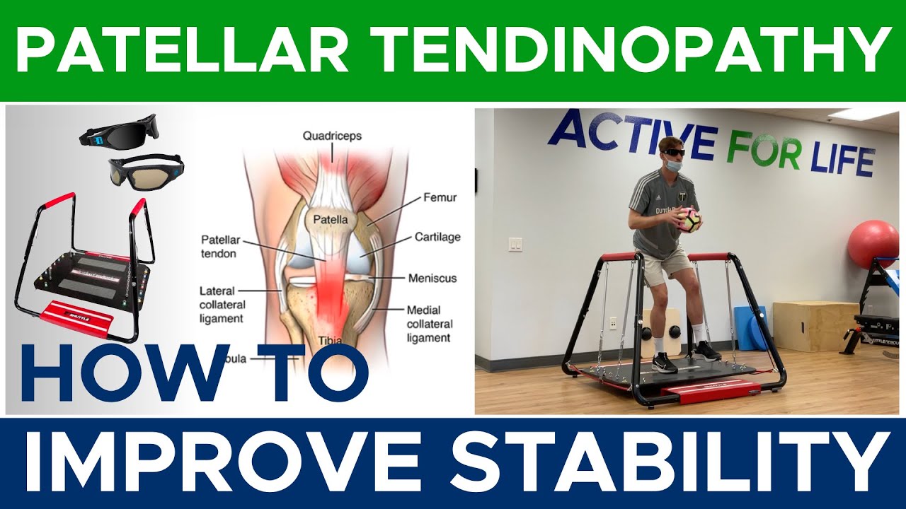 Patellar Tendinopathy | Improving Dynamic Knee Stability | Part 2 - YouTube