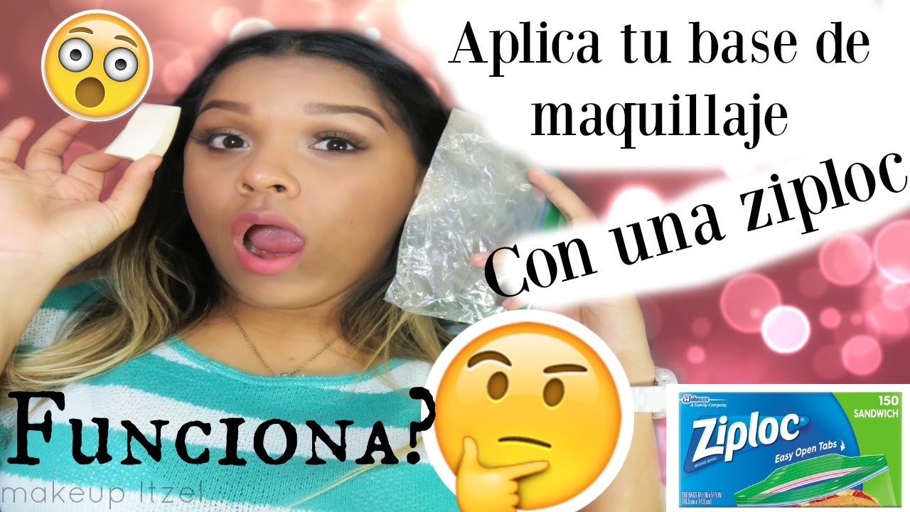 Aplica Tu Base De Maquillaje Con Una Ziploc Hacks Funciona Makeup