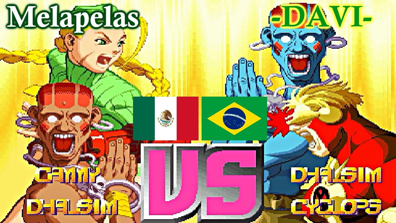X-Men Vs. Street Fighter - Melapelas vs -DAVI- - YouTube