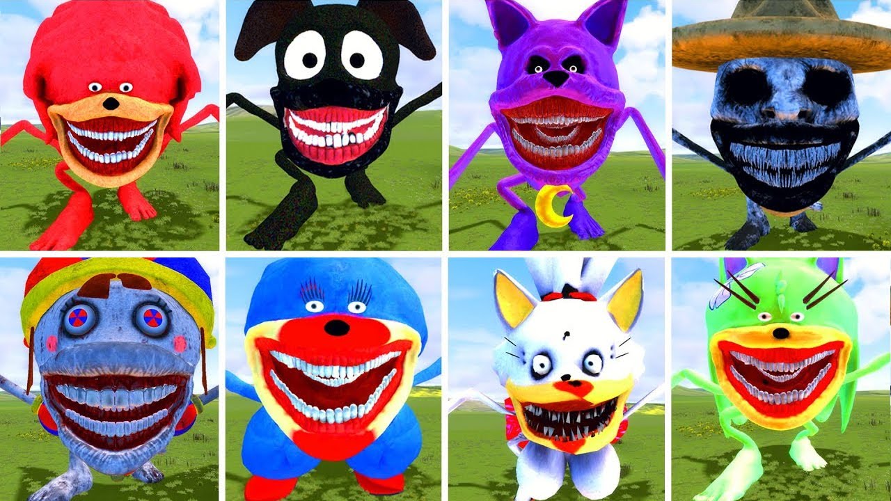 New The Sonic Tapes Army Vs All Smiling Critters MECHA TITAN In Garry's ...