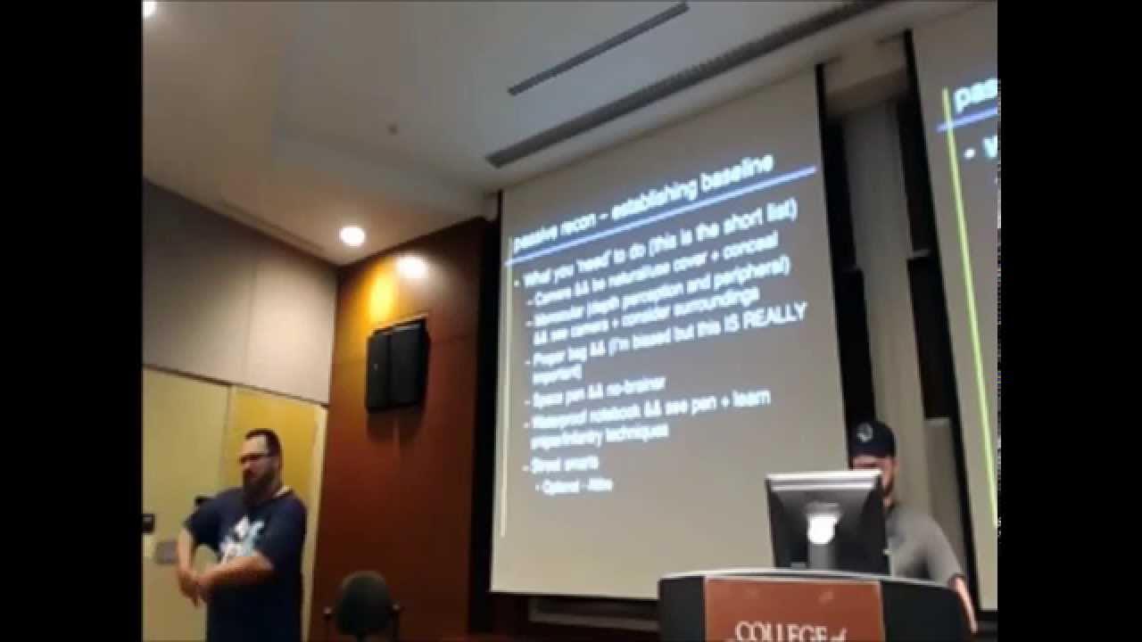 BSidesCHS 2013 - Session 01 - Passive Recon - YouTube