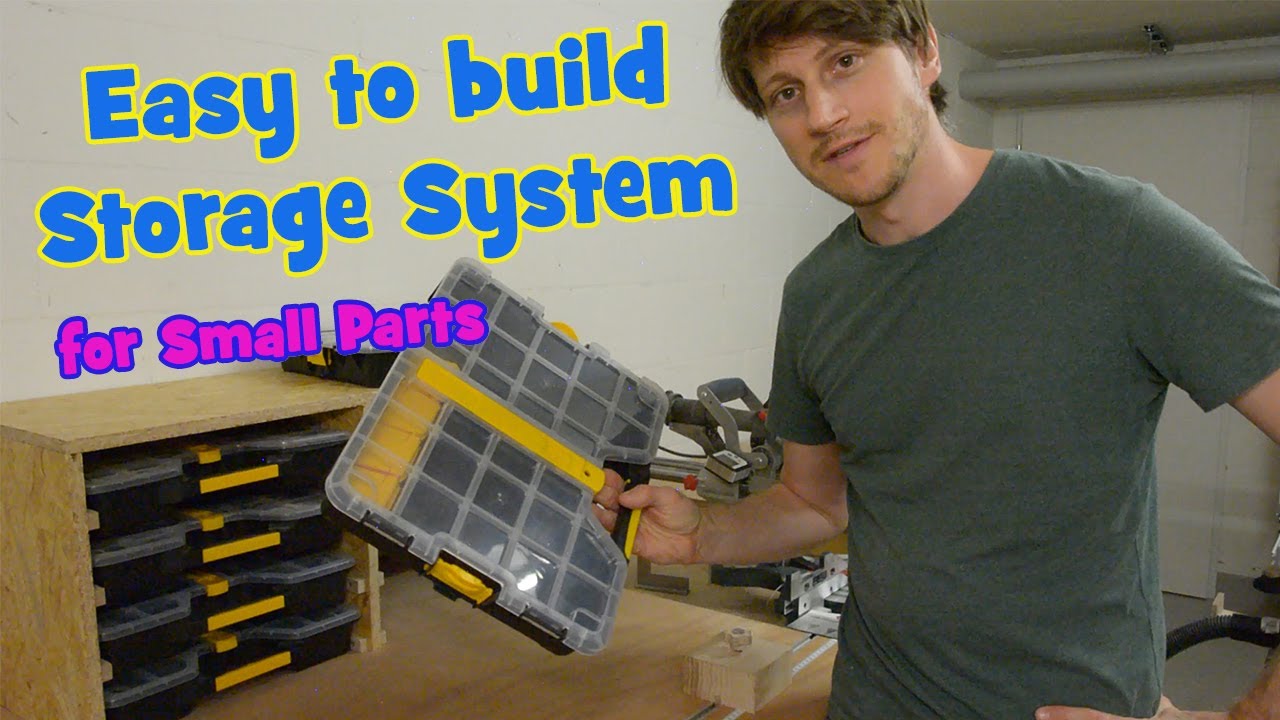small parts all over your workshop? build this simple storage system ...