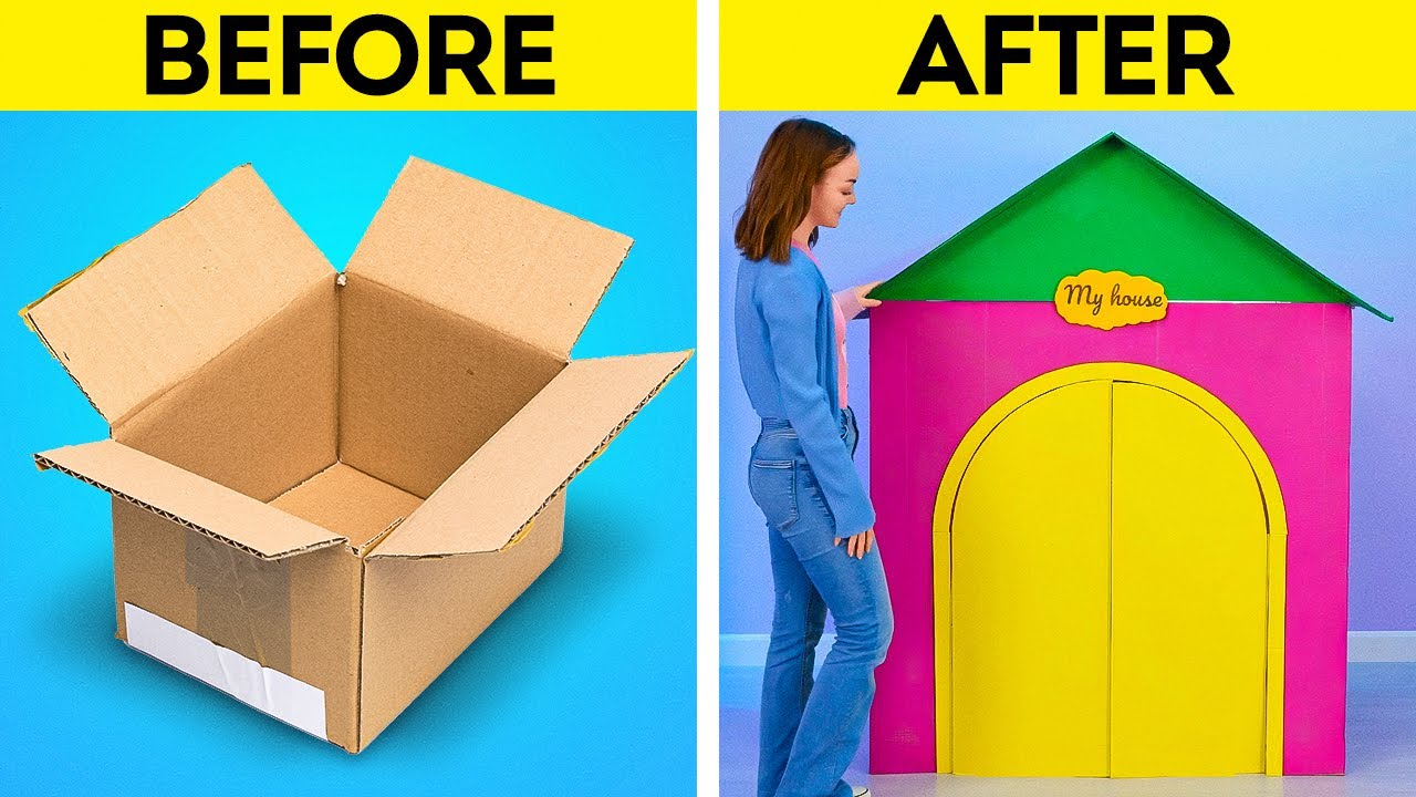 Fun and Easy Cardboard Projects for Everyone - YouTube