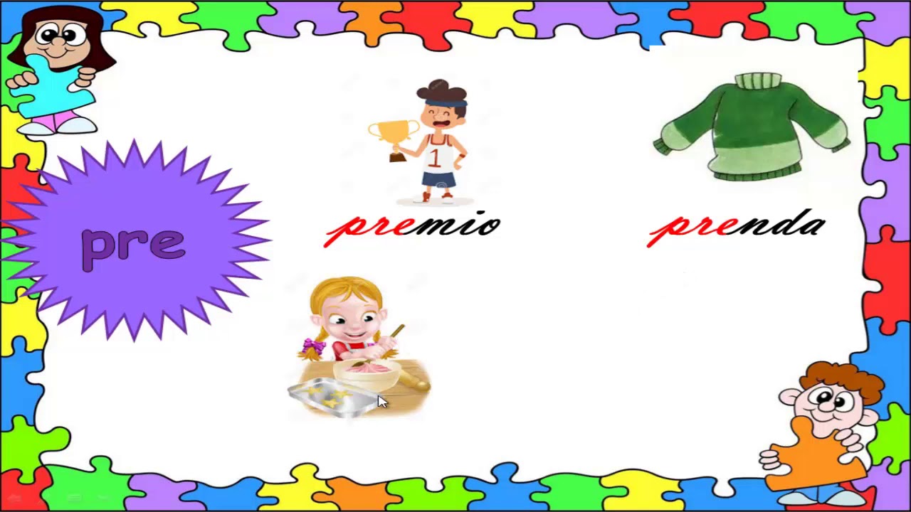 PALABRAS CON LAS SÍLABAS PRA, PRE, PRI, PRO, PRU - YouTube