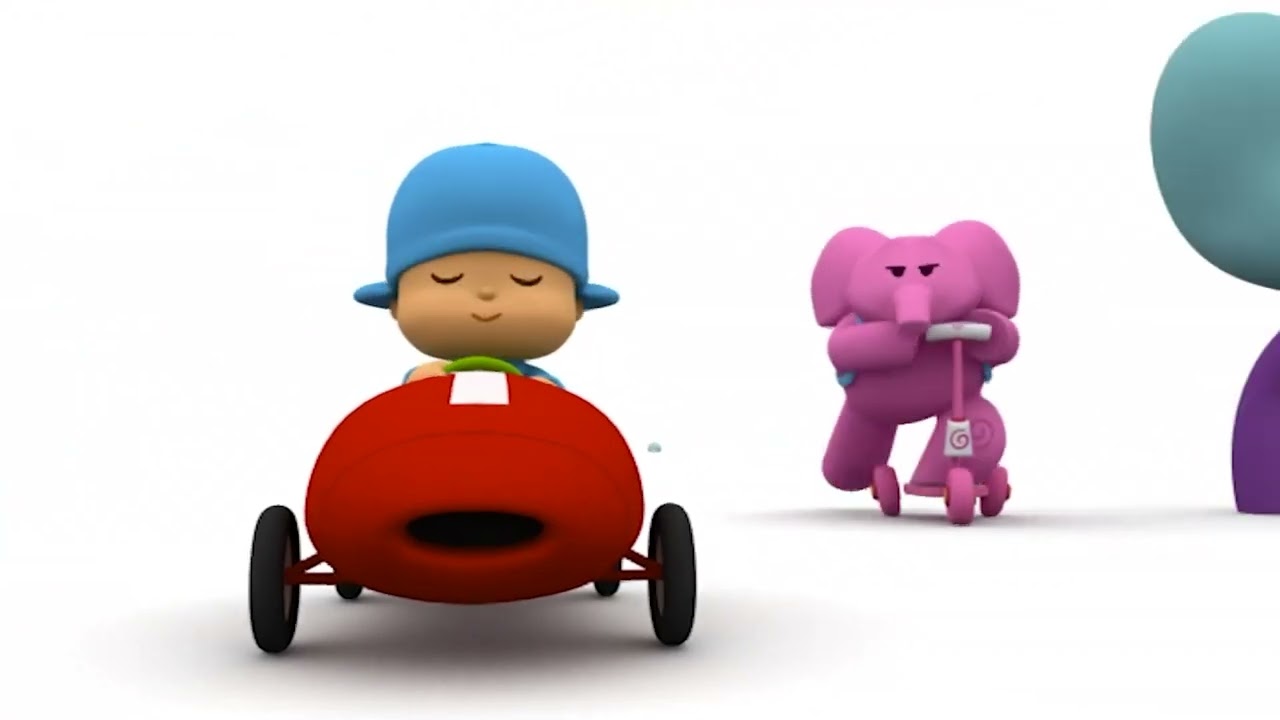 Carrera (Elly vs Pocoyó) [Recreación] - YouTube