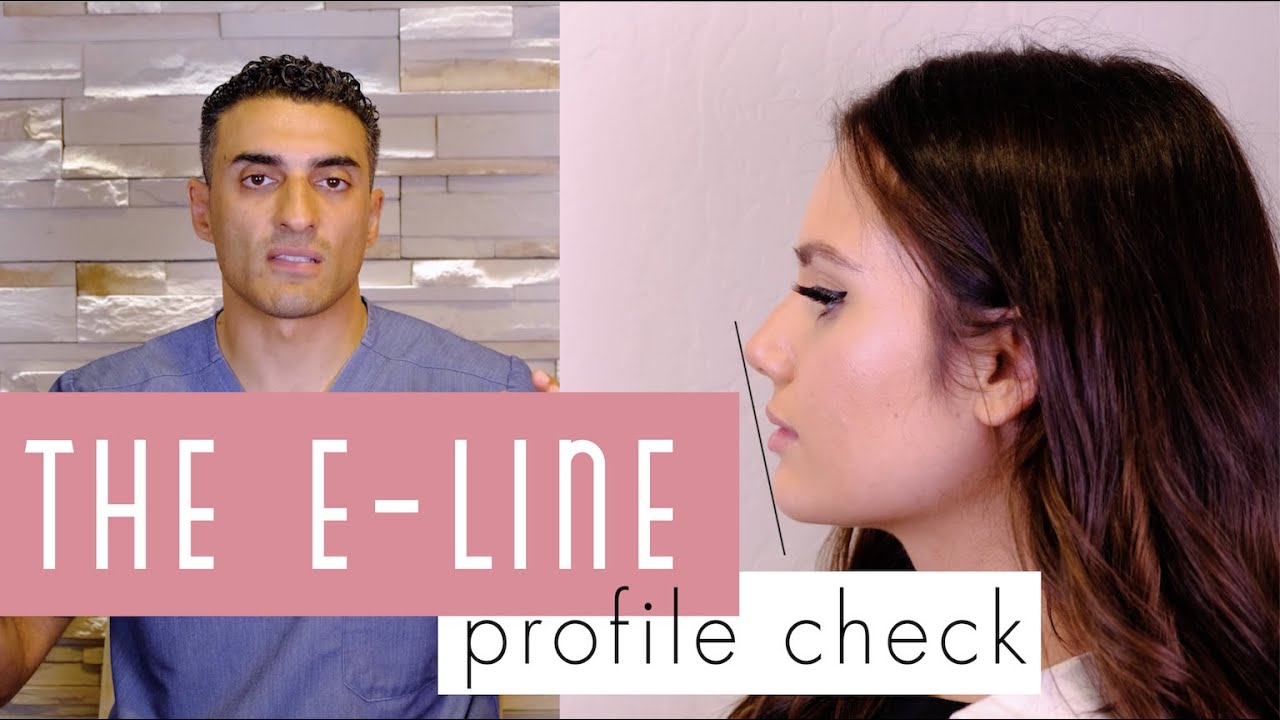 The Aesthetic E-Line // how to check your side profile - YouTube