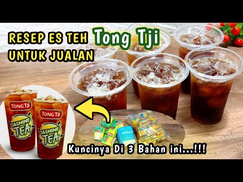 Cara Membuat Es Teh Manis Untuk Jualan || Ternyata Hanya 3 Bahan Resep ...