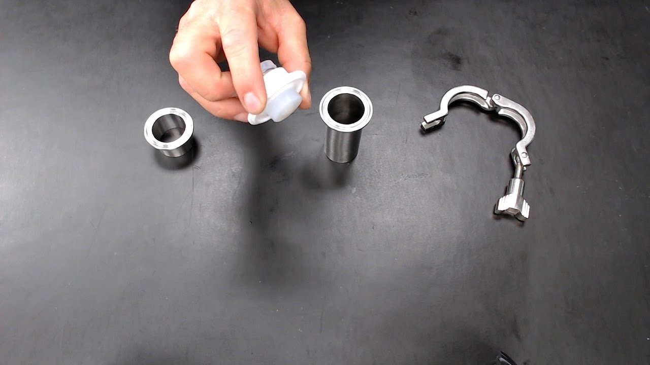 Sanitary Insert Check Valve Installation - YouTube