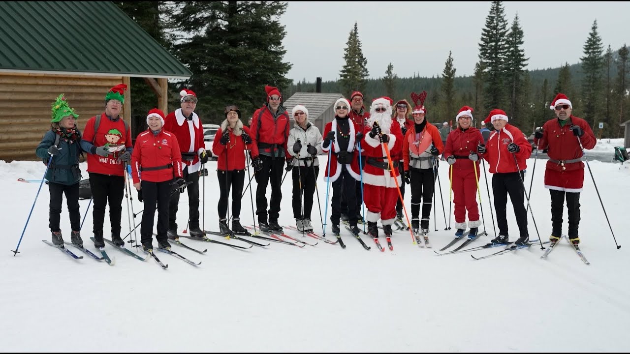 Cross-country Santas spread Christmas cheer at Meissner - YouTube
