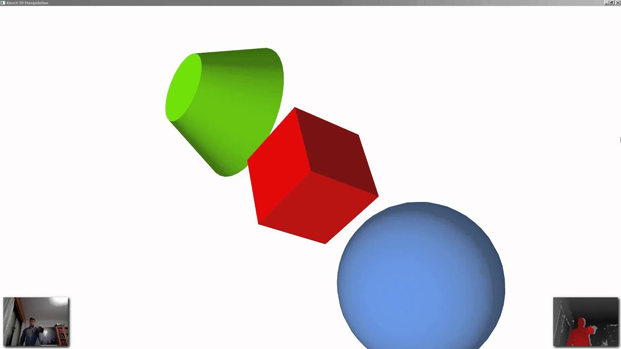 Kinect 3D Manipulation demo - YouTube