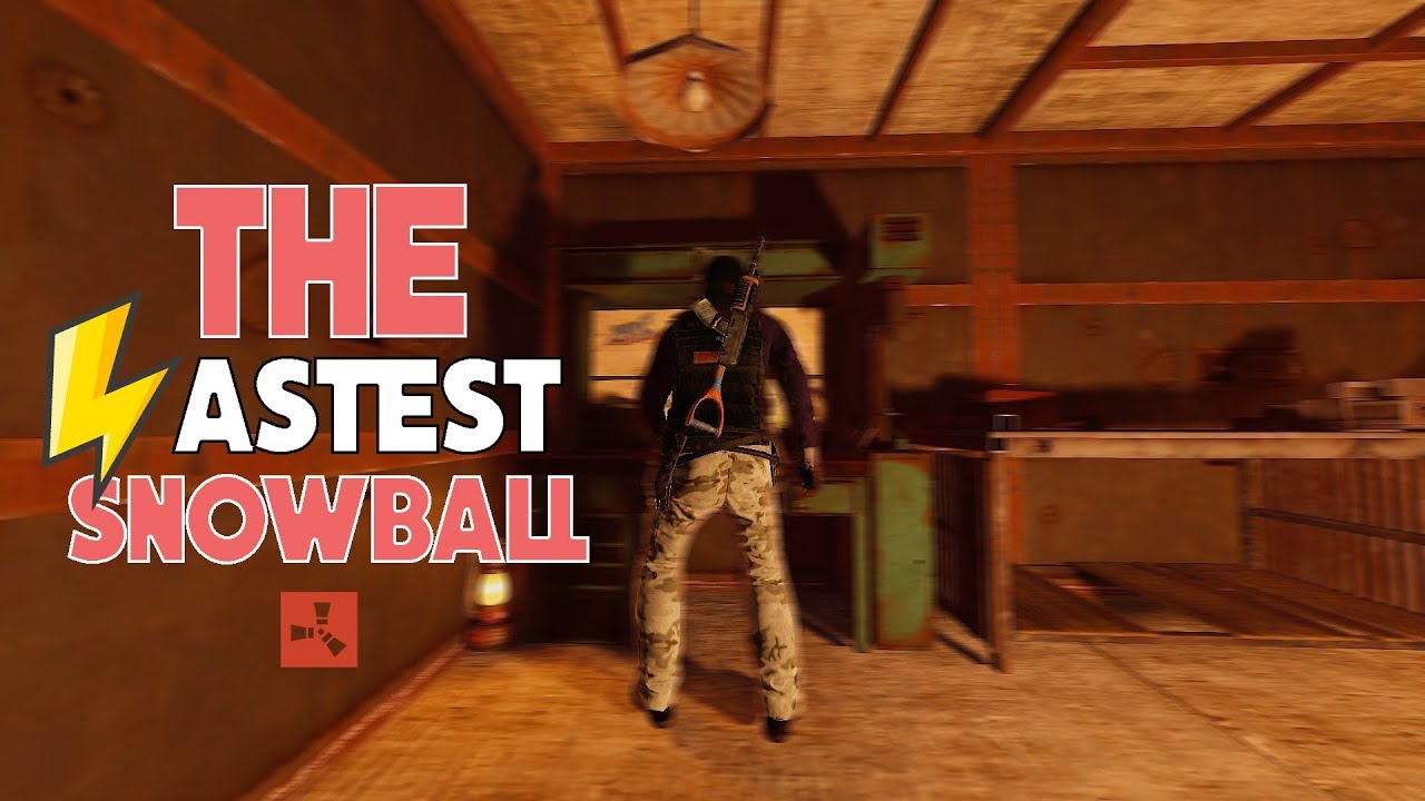 RUST | The FASTEST SNOWBALL in RUST [PART 1/2] - YouTube