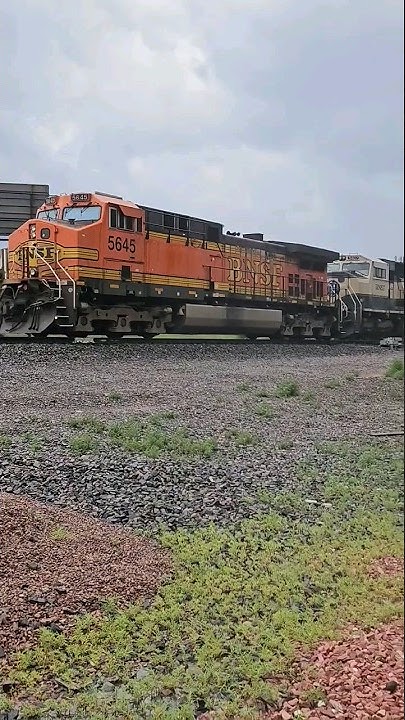 BNSF 5645 and 9407 Greinstien Green! - YouTube