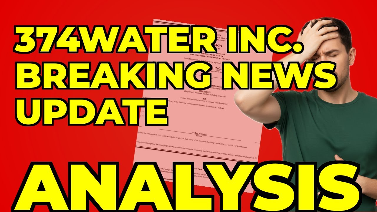 374Water's Executive Payout: My Insight from the Latest Filing - YouTube