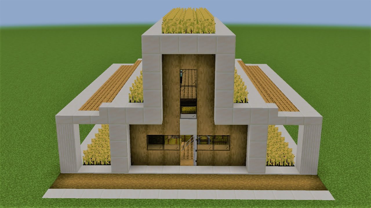 Minecraft - How to build a modern farm - YouTube