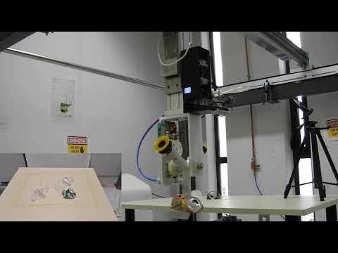 Cartesian Robot Pick-and-Place: Grasping and Object Drop Demonstration ...