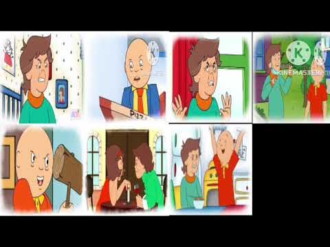 all caillou the grown up 7 episodes played at the same time - YouTube