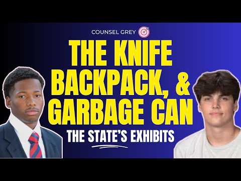 Karmello Anthony Evidence Deep Dive: the knife(s), the garbage can, and the backpack(s)!