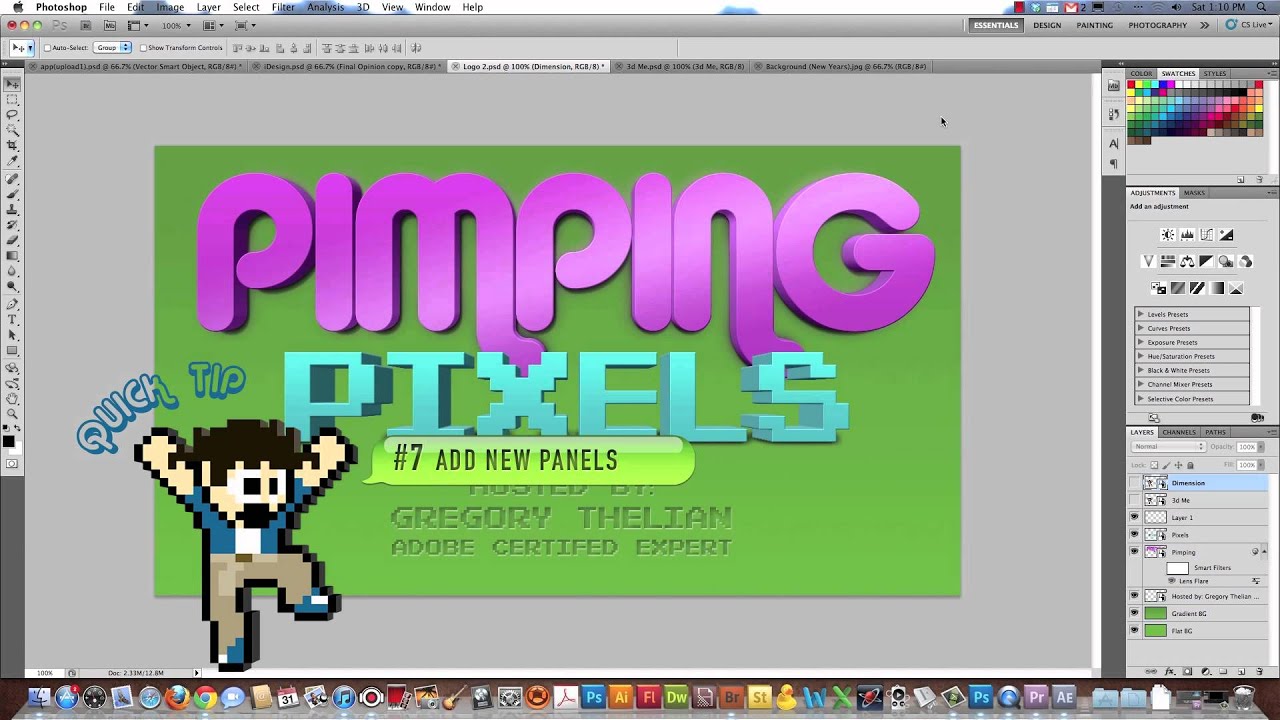 Pimping Pixels EP02 - Photoshop Workspace - YouTube