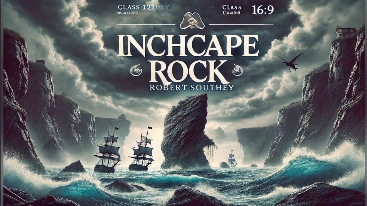 Inchcape Rock 🪨 By Robert southey| class 12th| Explanation by Animation ...