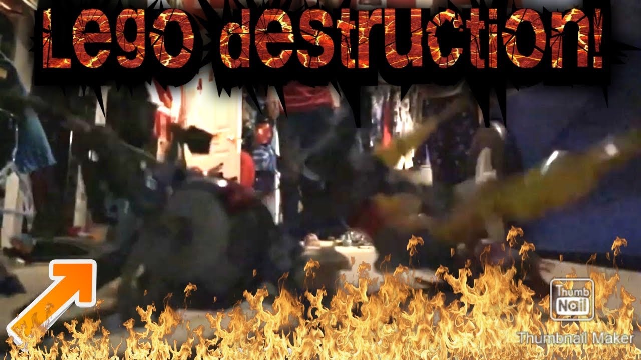 Lego spaceship destruction! - YouTube