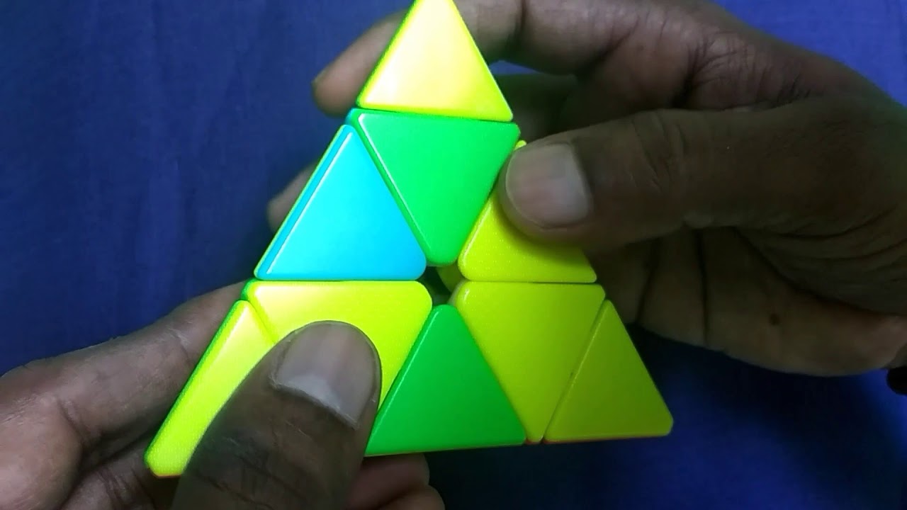 Cube How To Solve Pyraminx Cube Part3 Youtube
