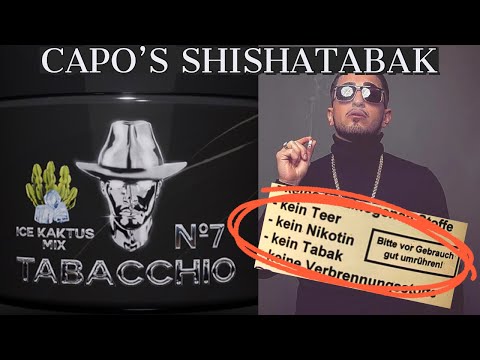 SHISHATABAK OHNE NIKOTIN! | CAPO’S NEUER SHISHATABAK| Tabacchio Ersteindruck