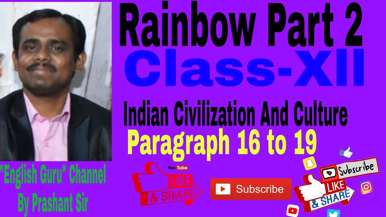 Indian Civilization And Culture|Bihar Board|Intermediate Rainbow Part 2 ...