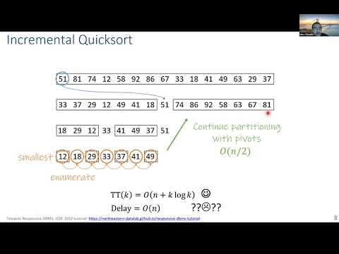 Toward Responsive DBMS (ICDE 2022 tutorial): Part 6 Any-k or Ranked Enumeration - YouTube