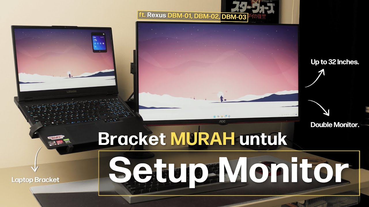 Rekomendasi 3 Bracket Monitor MURAH untuk Desk Setup Kalian ! (Review ...